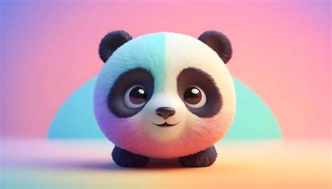 Premium Photo A Toy Panda Is Sitting On A Table