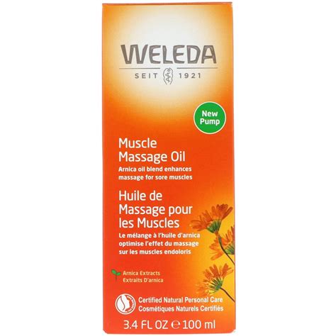 Weleda Muscle Massage Oil Arnica Extracts 100ml Discountstore
