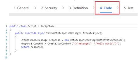 Using Custom C Code When Creating Custom Connectors For Power Platform