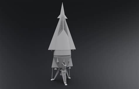 Ansa Icarus Ship Scale Model 3d Model 3d Printable Cgtrader