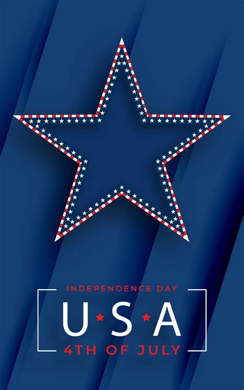 Feliz Dia De La Independencia De Estados Unidos Vector En Vecteezy