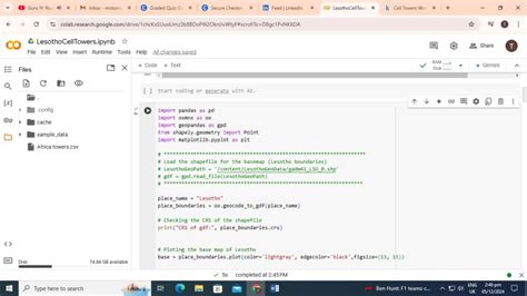Toka Mokoma On Linkedin Datascience Geopandas Opencellid Telecom Python Streamlit