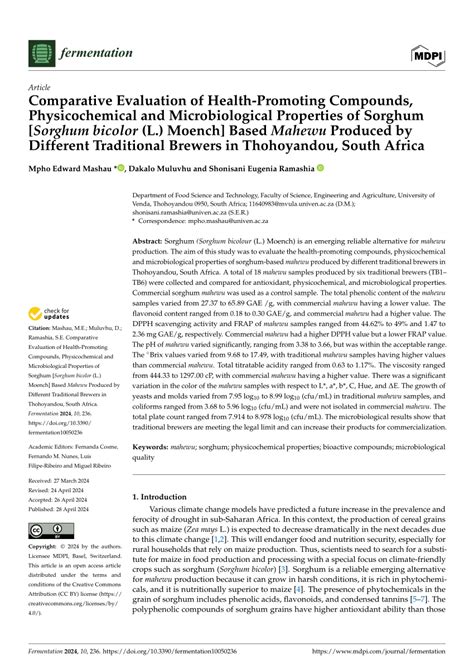 Pdf Comparative Evaluation Of Health Promoting Compounds Physicochemical And Microbiological