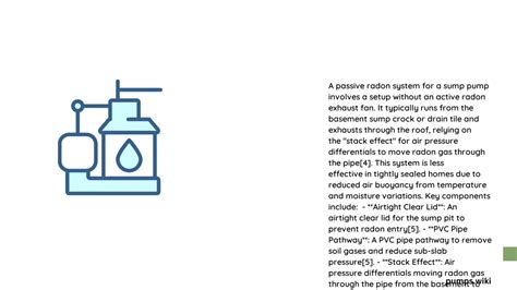 Passive Radon System Sump Pump Comprehensive Guide To Effective Radon Mitigation