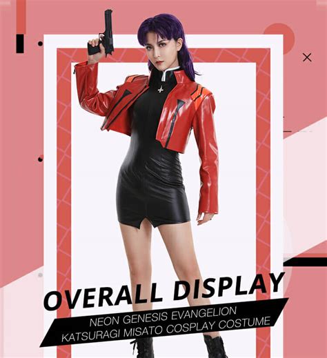 Misato Katsuragi Costume Neon Genesis Evangelion Cosplay Outfit For