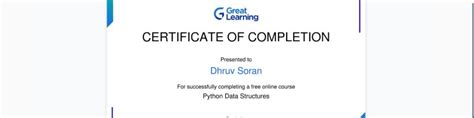Dhruv Soran On Linkedin Python Datastructures Greatlearning Continuouslearning