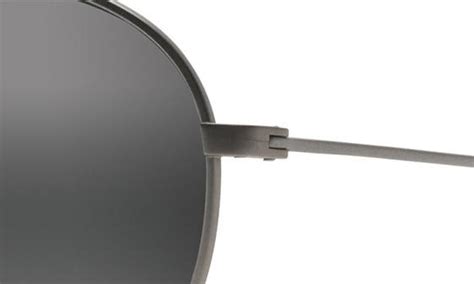 Maui Jim Walaka Silver Aviator Polarized Sunglasses 57mm Smart Closet