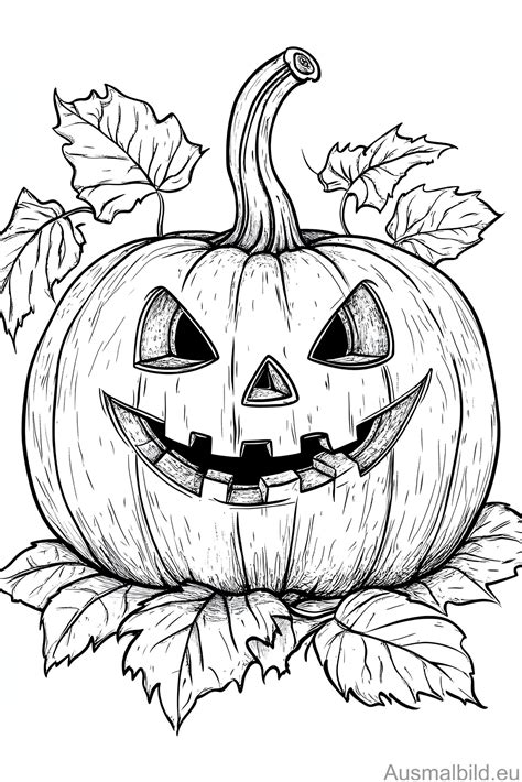 Halloween Deko Kürbis In 2024 Halloween Coloring Pages Coloring