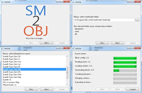 GitHub Matusnovak SM2OBJ StarMade Blueprint To OBJ Exporter