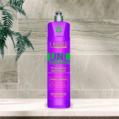 UNI TERAPIA REALINHAMENTO SEM FORMOL 500 ML Esbanja Beleza
