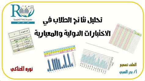 تحليل نتائج الطلاب في الاختبارات الدولية والمعيارية Youtube