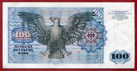 BRD Deutsche Bundesbank 100 DM Deutsche Mark Banknote 1980 Kosmograph