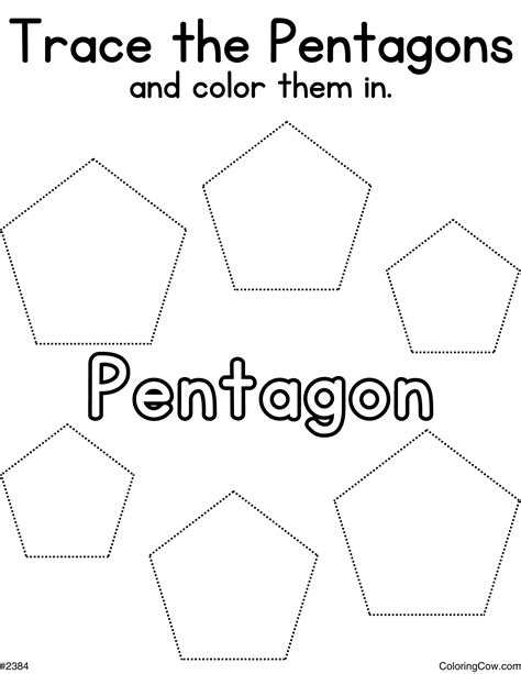 Triangle Shape Coloring Page