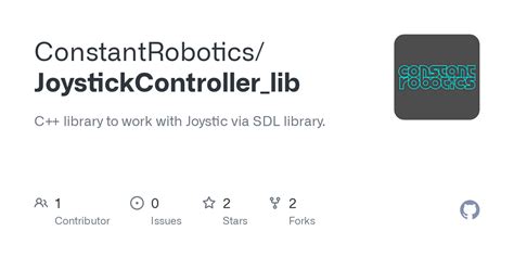 Github Constantroboticsjoystickcontrollerlib C Library To Work