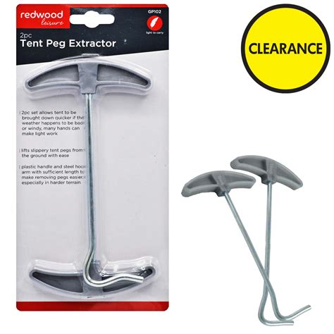 Wholesale Redwood Tent Peg Extractor 2 Pack Homeware Essentials