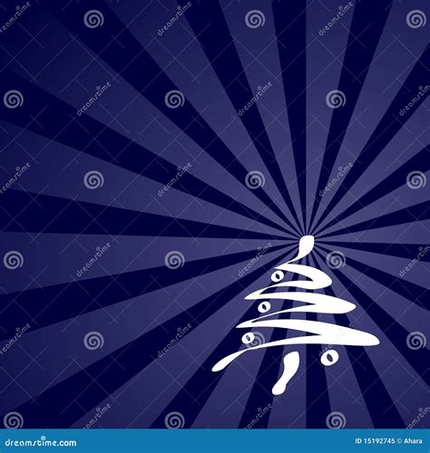Blue Christmas Card Stock Illustration Illustration Of Postcard 15192745