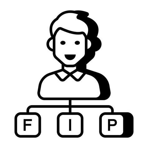 A Linear Design Icon Of Personal Network 23987189 Vector Art At Vecteezy