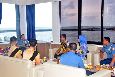 Danlantamal VI Terima Audensi Putra Putri Maritim Indonesia Sulawesi Selatan Lantamal VI Makassar