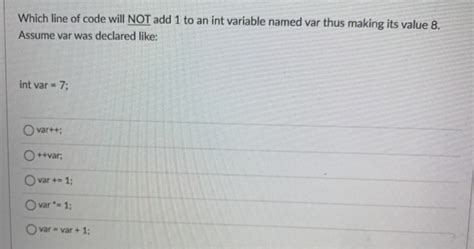 solved which of the following is not a valid assignment