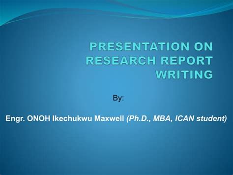 spe esut technical series academic project writing and presentation