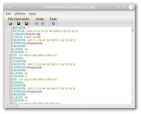gdsii layouteditor documentation