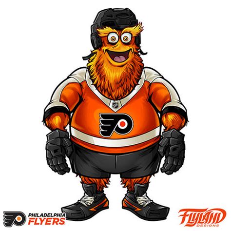 Philadelphia Flyers Official Mascot Designed By Brian Allen