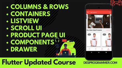 Flutter Basics Building Ui And Components In Hindi Desi Programmer