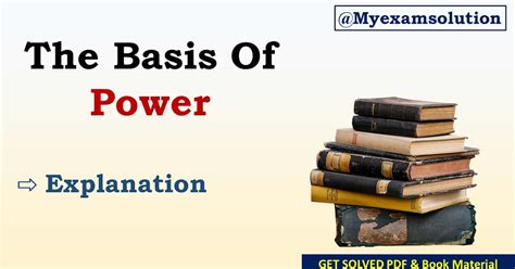 Describe The Bases Of Power And Concept Of Dependency My Exam Solution