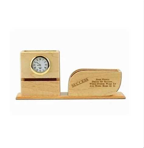 Brown Rectangular Wooden Table Top Organizer For Office At Rs 700
