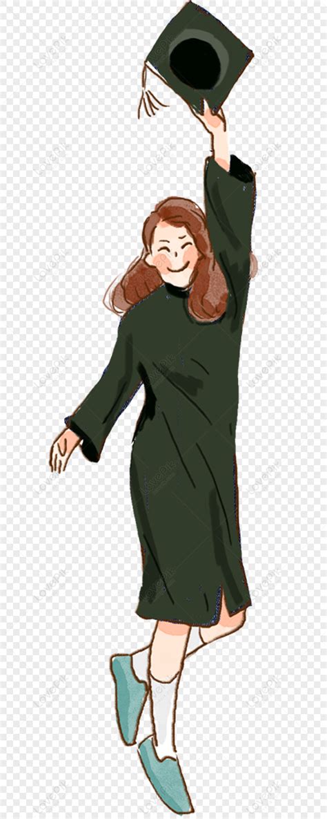卡通女學生psd圖案素材免費下載，可愛卡通圖片，尺寸1000 × 2500px Lovepik