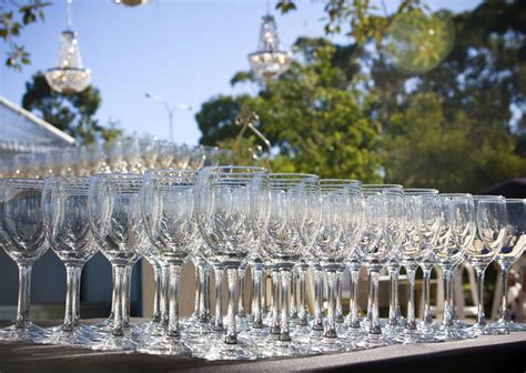 Glassware Hire Settings With Perth Party Hire Equipment Gallery Wa