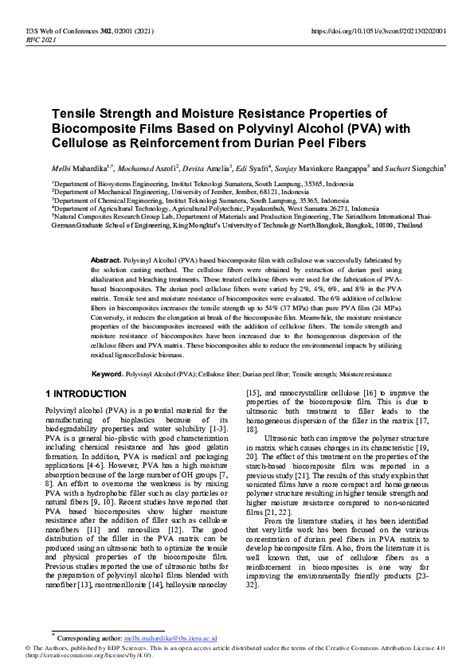 Pdf Tensile Strength And Moisture Resistance Properties Of
