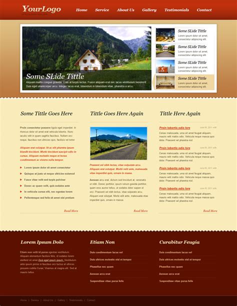 free website css template with nice jquery slider carousel website