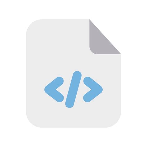 Coding Files Icon With Flat Style Vector Art At Vecteezy
