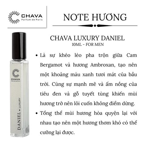 Nước Hoa Nam Chava Luxury Daniel 10ml