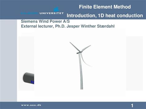 Pdf Finite Element Method Introduction 1d Heat Conduction · Finite