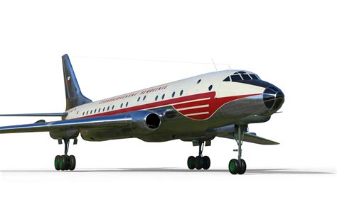 Tupolev Tu 104 3d Model By Citizensnip