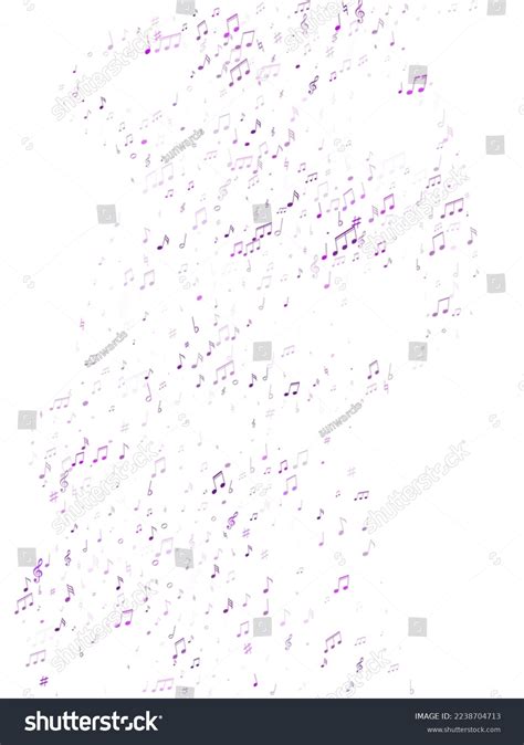 Music Notes Treble Clef Flat Sharp Stock Vector Royalty Free