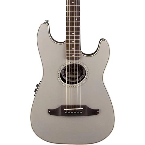 Fender Stratacoustic Plus Acoustic Electric Guitar Inca Silver