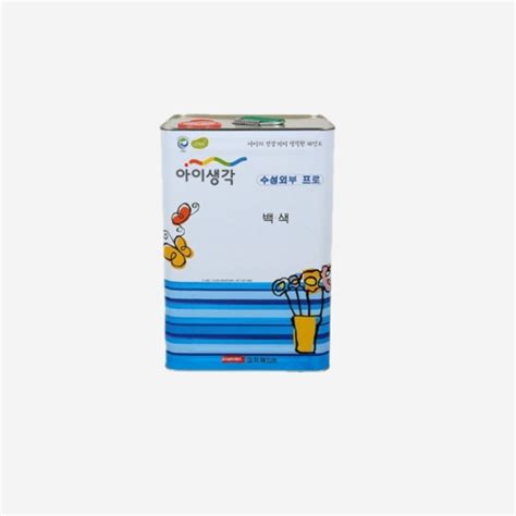 삼화페인트 아이생각 수성외부 프로 페인트 18L D1659794 페인트 종류 수성 광도 무광 용량 18L 특징 친환경