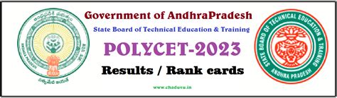 Ap Polycet 2023 Results And Rank Cards