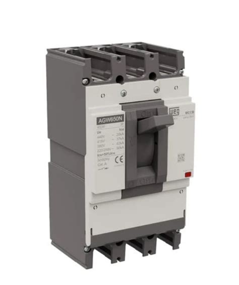 Disjuntor Cx Mold 3p Tmf 415v 500a 300 650a 35ka Agw650ndx5003 Weg