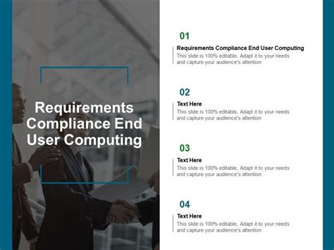 requirements compliance end user computing ppt powerpoint presentation