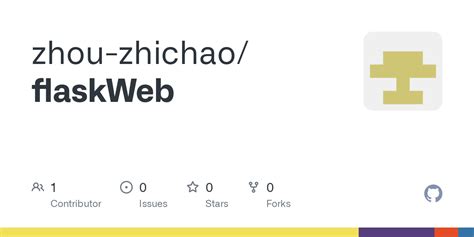 GitHub Zhou Zhichao FlaskWeb