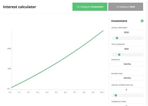 interest calculator built with vue r vuejs