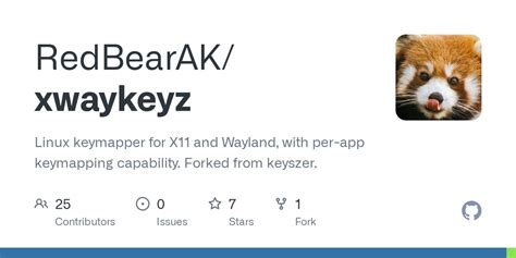 Github Redbearakxwaykeyz Linux Keymapper For X11 And Wayland With