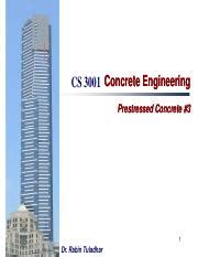 CS3001 PC3 Stress Analysis Pdf CS 3001 Concrete Engineering