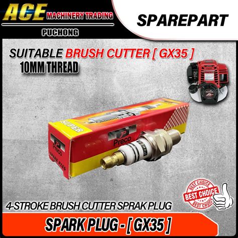 Brush Cutter Spark Plug For Gx35 Engine 4 Stroke Grass Cutter Spark