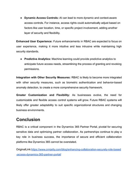 Enhancing Collaboration Securely Role Based Access In Dynamics 365 Partner Portal Pdf