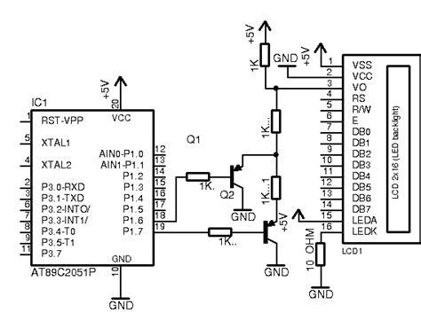 Microcontroller LCD Contrast Switcher For 8051 Electrical Engineering Stack Exchange